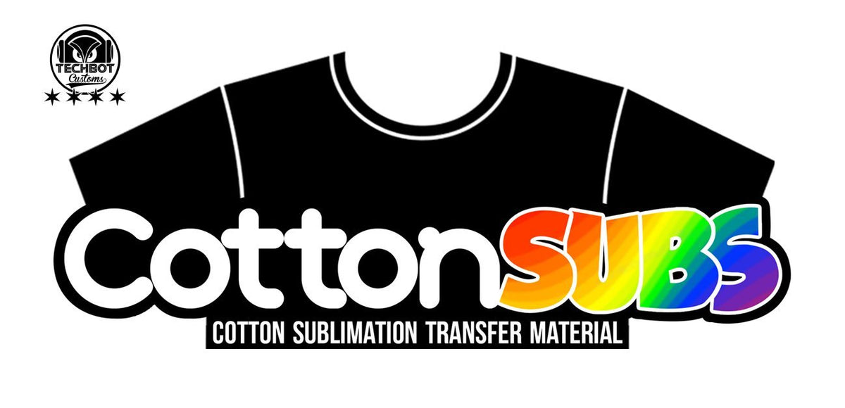 CottonSubs - Sublimate on Cotton, Sub on Black | Any Color Cotton